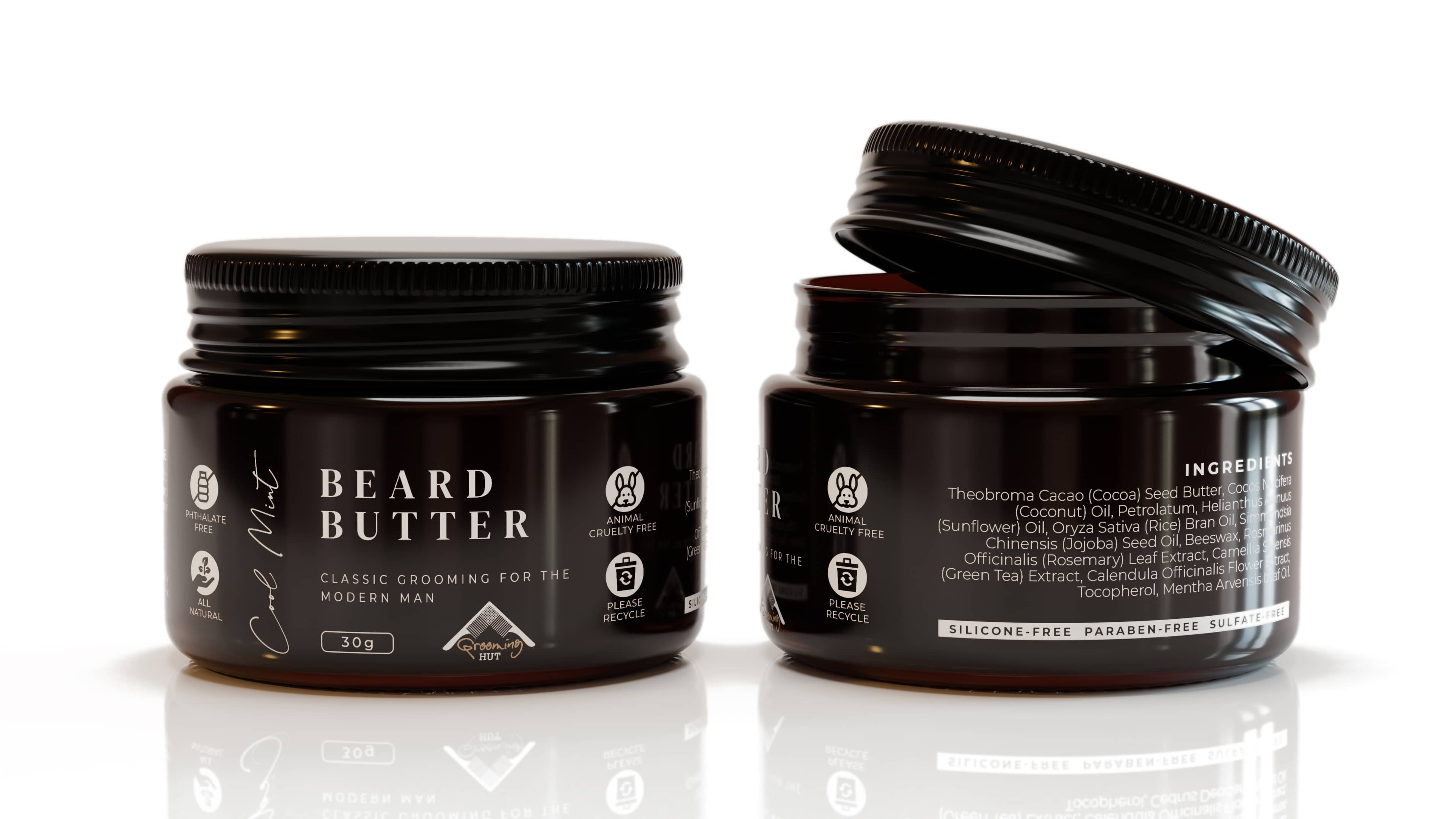 Organic Beard Butter - Moisturize & Hydrate Your Beard | Grooming HUT